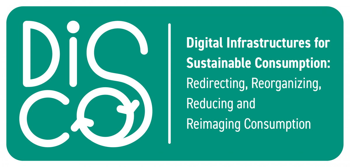- DiSCo: Digital infrastructures for sustainable consumption