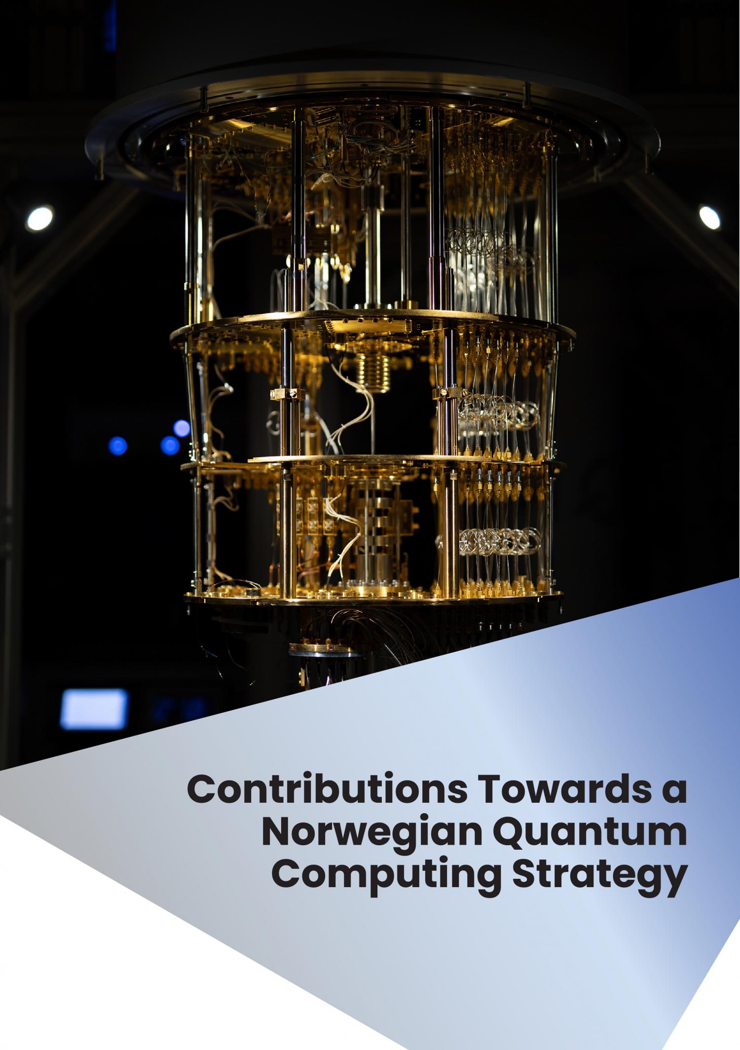 Contributions towards a Norwegian Quantum Computing Strategy - Quantum Hub